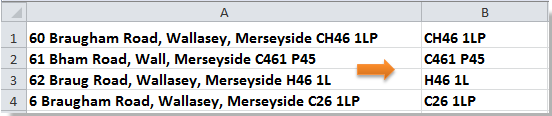 How To Extract Postcode From Address List In Excel 4600 Hot Picture