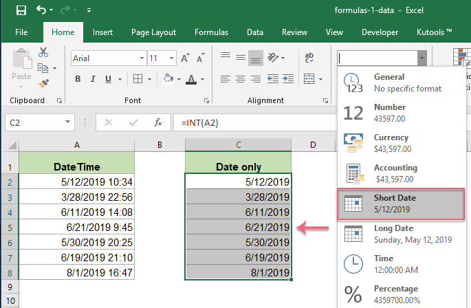 Excel Extract Only Date From The Datetime 5904 Hot Picture