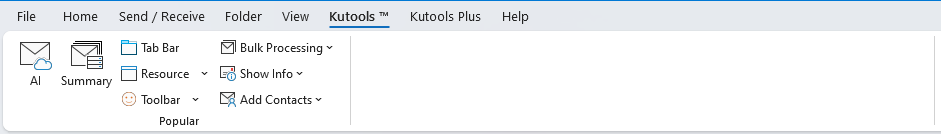 Kutools - Combines 100+ Handy Functions and Tools for Microsoft Outlook