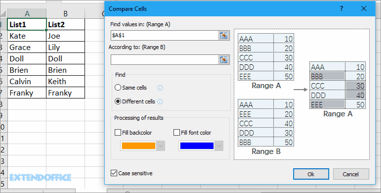 Conditional Formatting Rows Or Cells If two Columns Equal In Excel 
