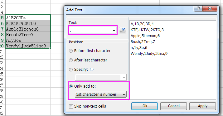  How To Add Comma Before Number In Excel 