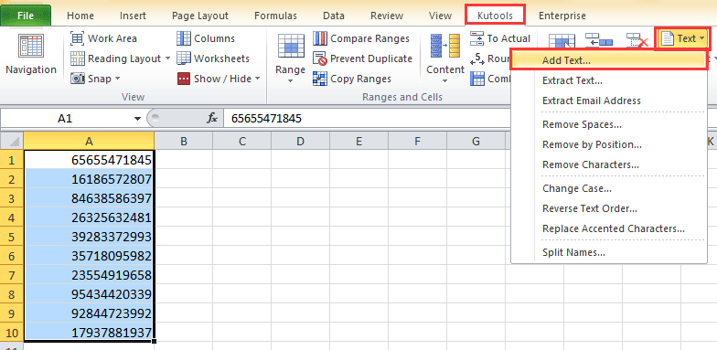 How To Quickly Add Dashes To Multiple Phone Numbers In Excel 