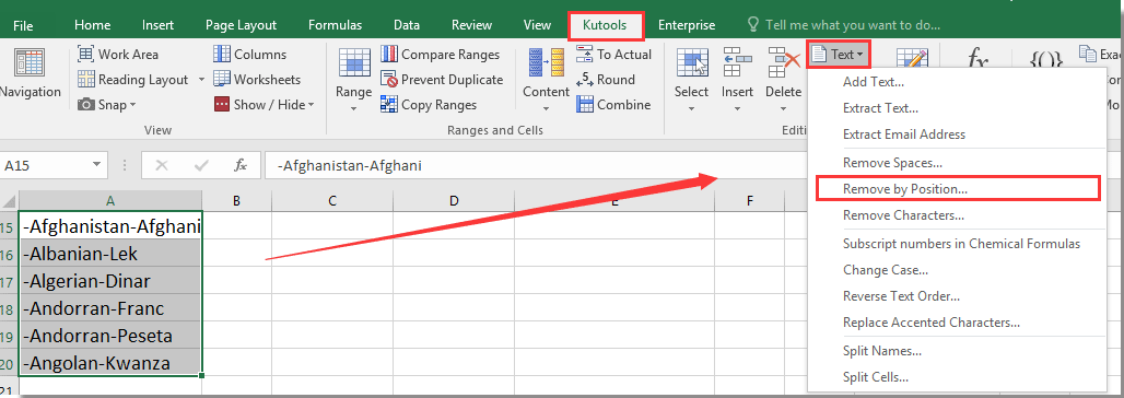 How To add Hyphen Between Words In Excel 
