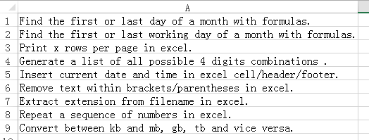 How To Add Periods To The End Of Cell Contents In Excel 
