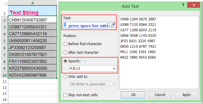 H ng D n How Do You Add A Space After 3 Characters In Excel L m Th N o B n Th m M t 