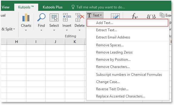 How To add text To The Beginning Or End Of All cells In Excel 