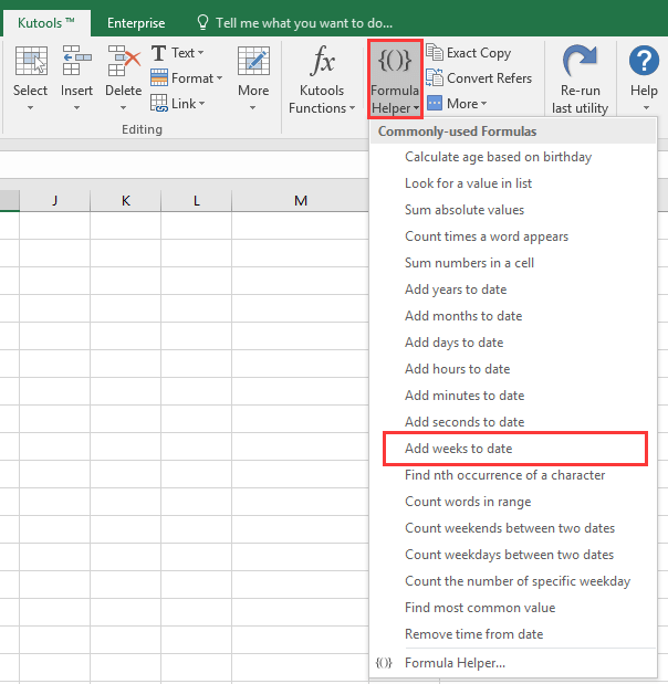 How To Add subtract Weeks To Date In Excel 
