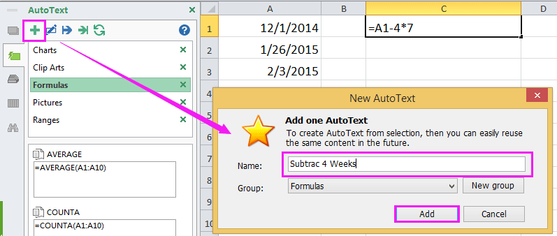 How To Add subtract Weeks To Date In Excel 