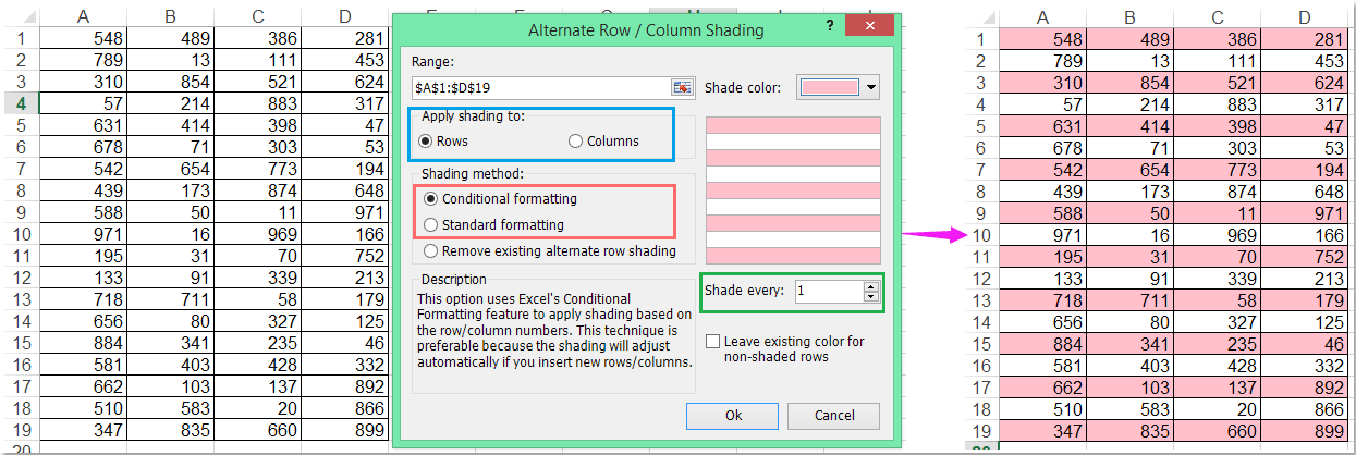How To Alternate Row Color Based On Group In Excel 