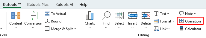 How to apply a function directly to existing cell values in Excel