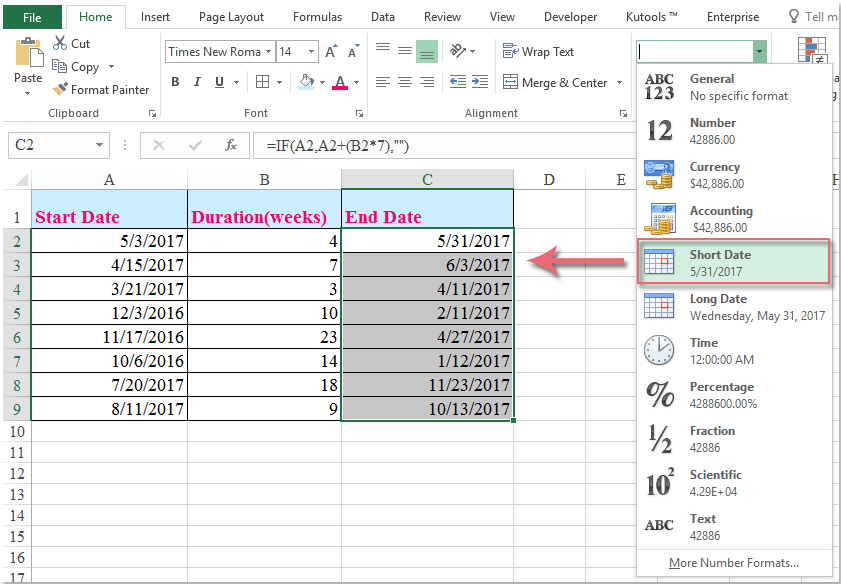 How To Calculate Date Duration In Excel