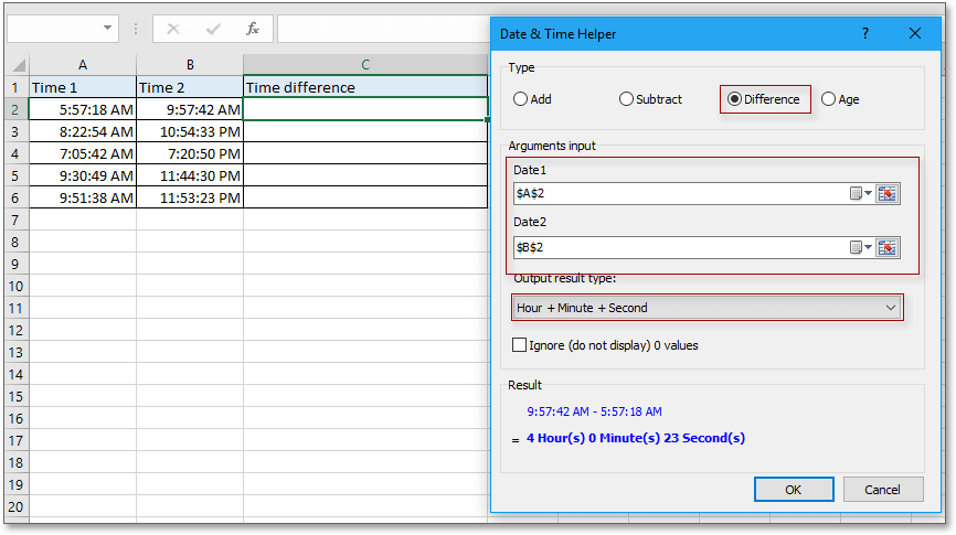 How To Calculate Time Difference Between Two Times Or Dates 