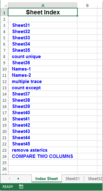 How To Set Cell Value Equal To Tab Name In Excel 