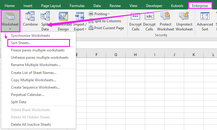 How To Quickly Change Order Of Tabs To Your Need In Excel 
