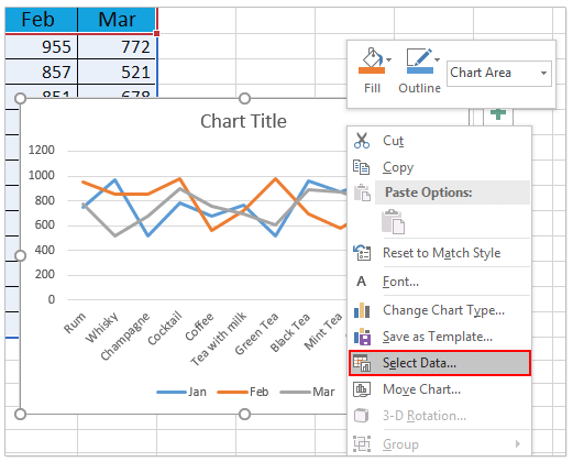 How To Rename A Data Series In An Excel Chart 