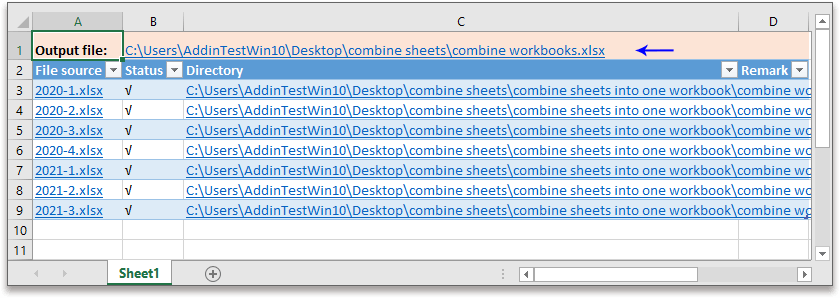 Excel Tutorial Combine Multiple Workbooks Worksheets Into One