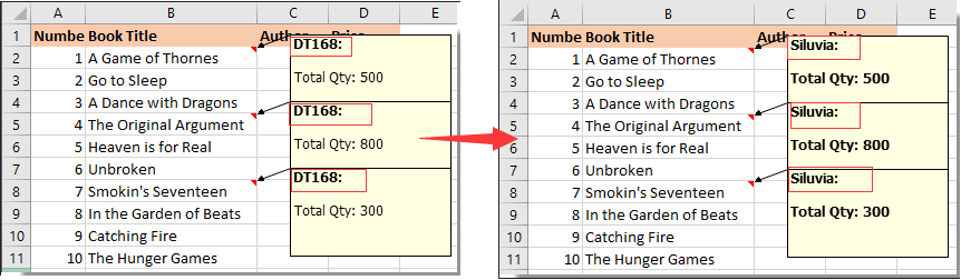 How To Change All Comments Author Name In Excel 