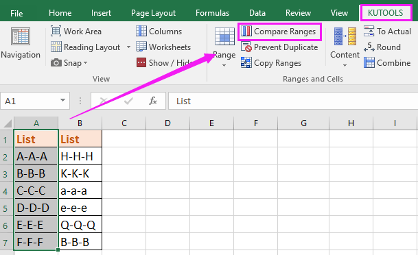 How To Easily Compare Cells By Case Sensitive Or Insensitive In Excel 