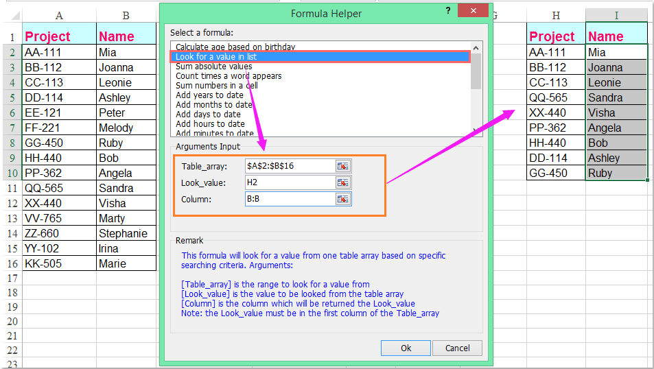 How To Compare Two Columns And Return Values From The Third Column In