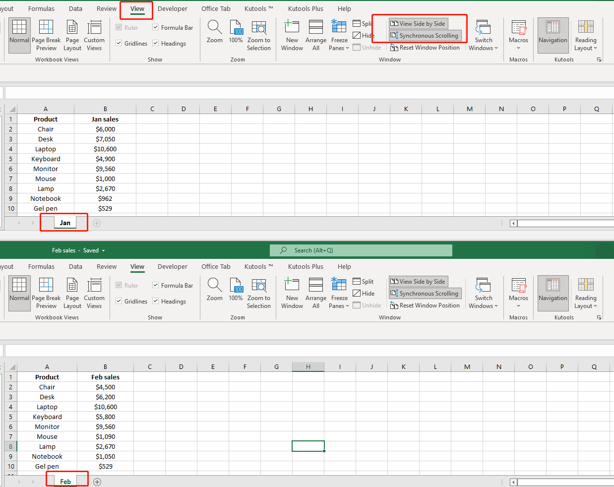 How To Compare Two Workbooks For Differences 