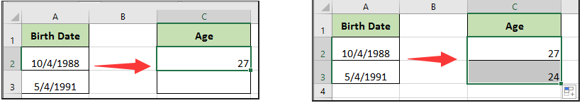 21 Excel Formula To Calculate Age From Date Of Birth Image Formulas