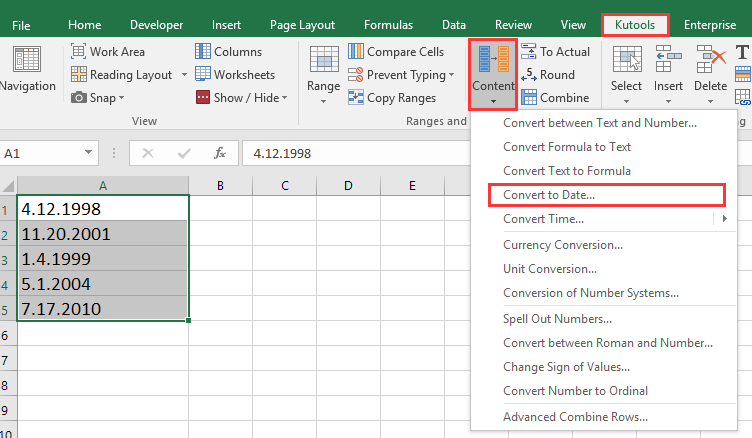 How To Convert DD MM YYYY To Date Format mM DD YYYY In Excel 