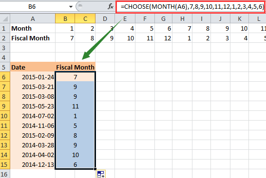 How To Convert Date To Fiscal Year quarter month In Excel 