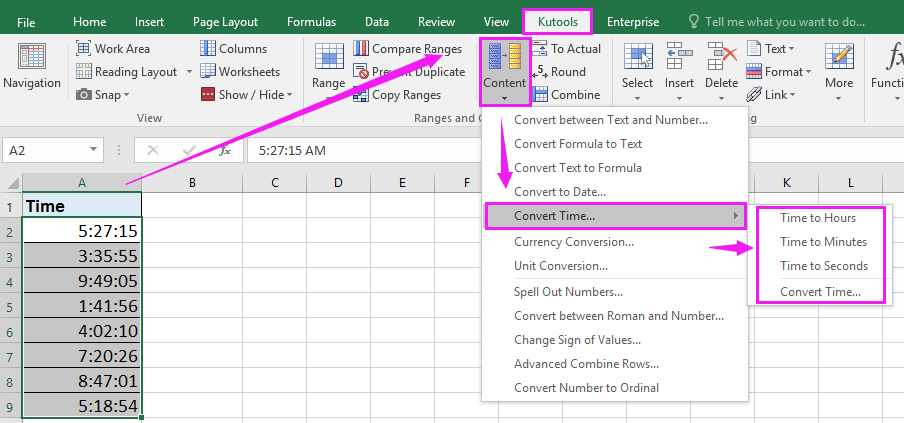 How To Convert Hours Minutes And Seconds To Decimal Hours In Excel 