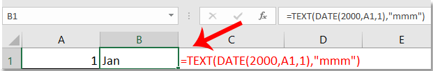 How To Convert Month Name To Number In Excel 