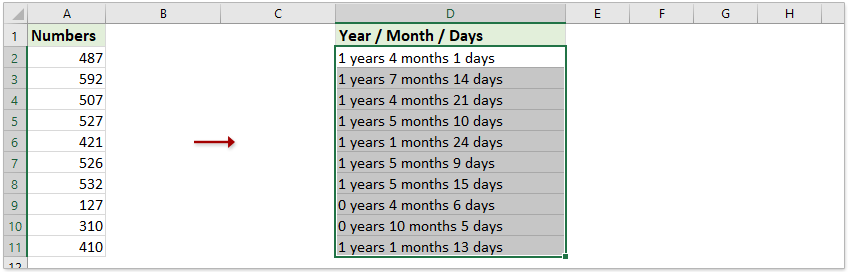 How To Convert Numbers To Year month day Or Date In Excel 