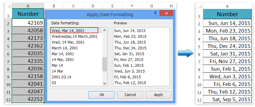  How To Convert Numbers To Year month day Or Date In Excel 