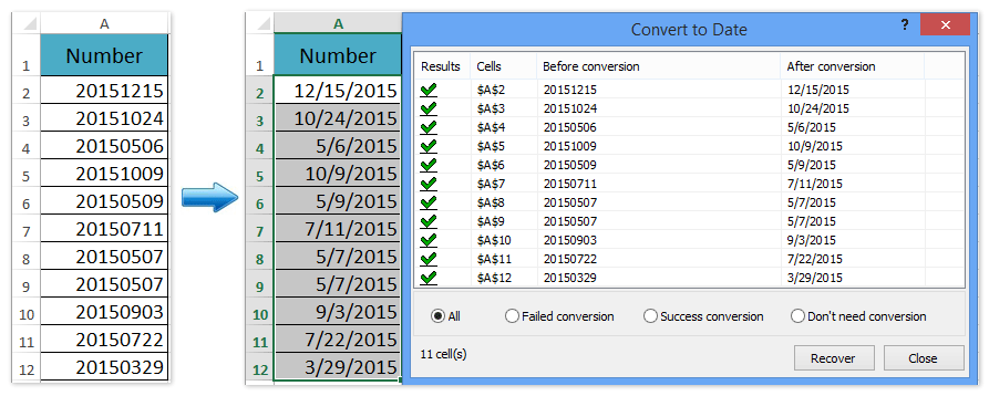 How To Convert Numbers To Year month day Or Date In Excel 
