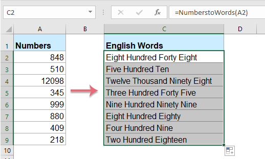Number Converter To Words In Excel Formula Extent lovelyworksheethome co