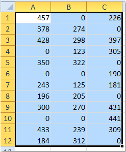 How to convert zeroes to dashes in Excel?