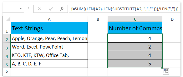 How To Count The Number Of Commas In A Cell Using Excel Formulas Tech 