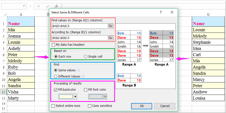 How To Count Duplicates Between Two Columns In Excel 