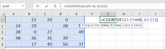 Excel 0 