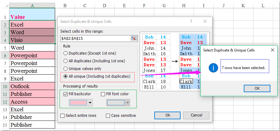 How To Count Same Or Duplicate Values Only Once In A Column 
