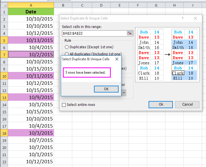 Wie Z hle Ich Eindeutige Doppelte Daten In Einer Excel Spalte 