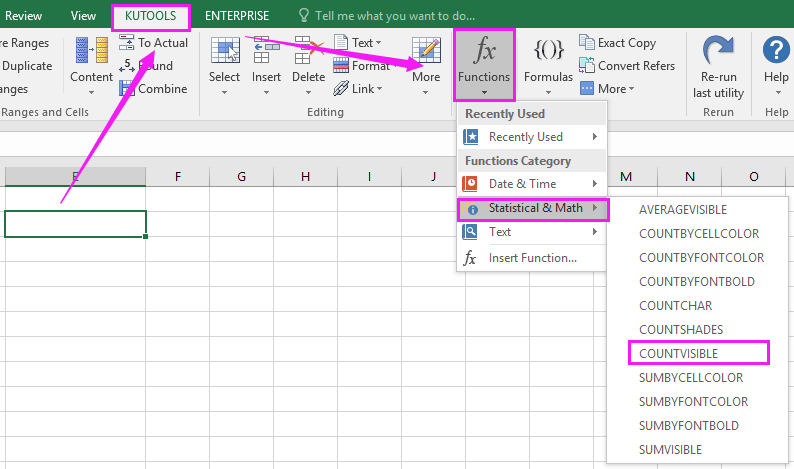 How To Count In Excel Only Visible Cells Haiper
