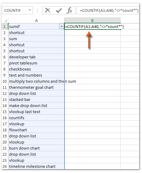 How To Count If Cell Does Not Contain Text In Excel 