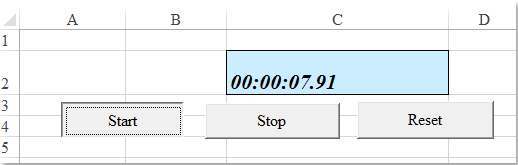 How To Create Stopwatch In Excel Worksheet 