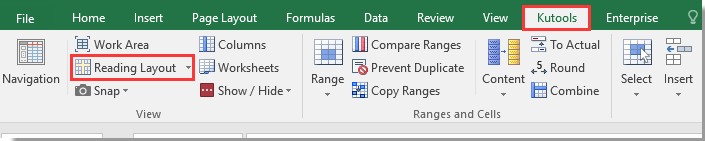How to quickly crosshair highlight active cell in Excel?