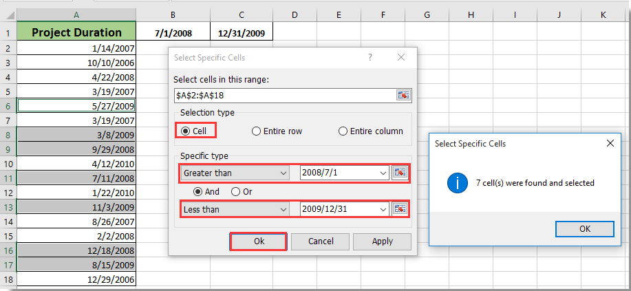 How To Determine If A Date Falls Between Two Dates Or Weekend In Excel 