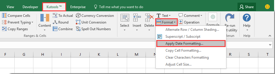 How to spell out month of date in Excel?