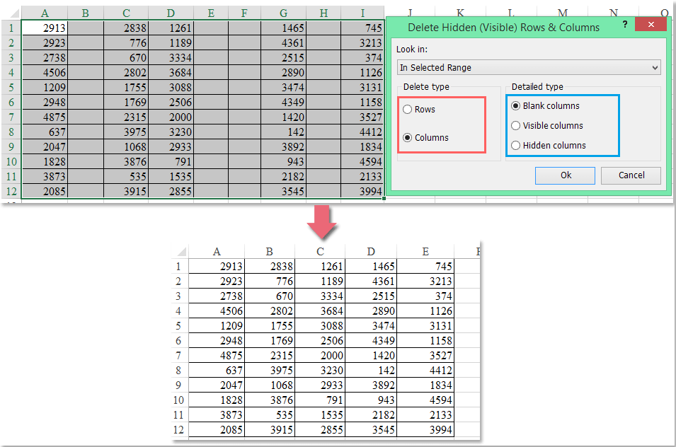 How To Delete Empty Columns In Excel