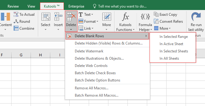 How To Delete Infinite Blank Rows In Excel 