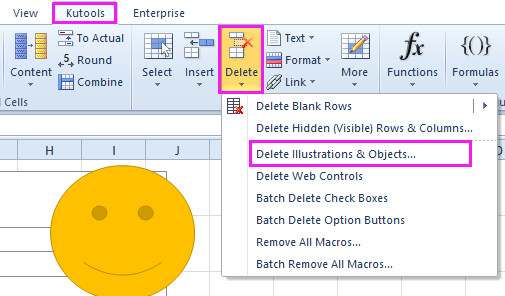 How To Delete SmartArt Only In Excel 