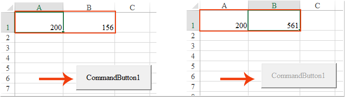 How To Enable Or Disable Button Based On Cell Value In Excel 