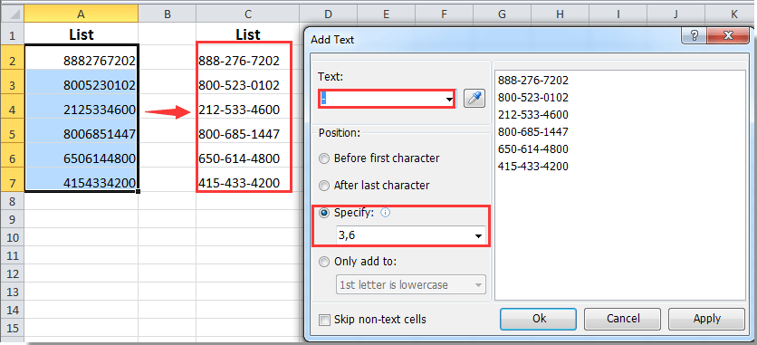 Cara Membuat Angka Di Tengah Pada Excel